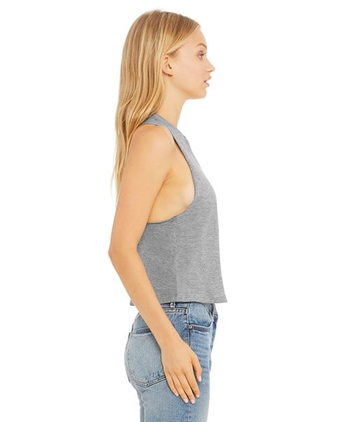 Bella + Canvas 6682 Women\\\'s Racerback Cropped Tank