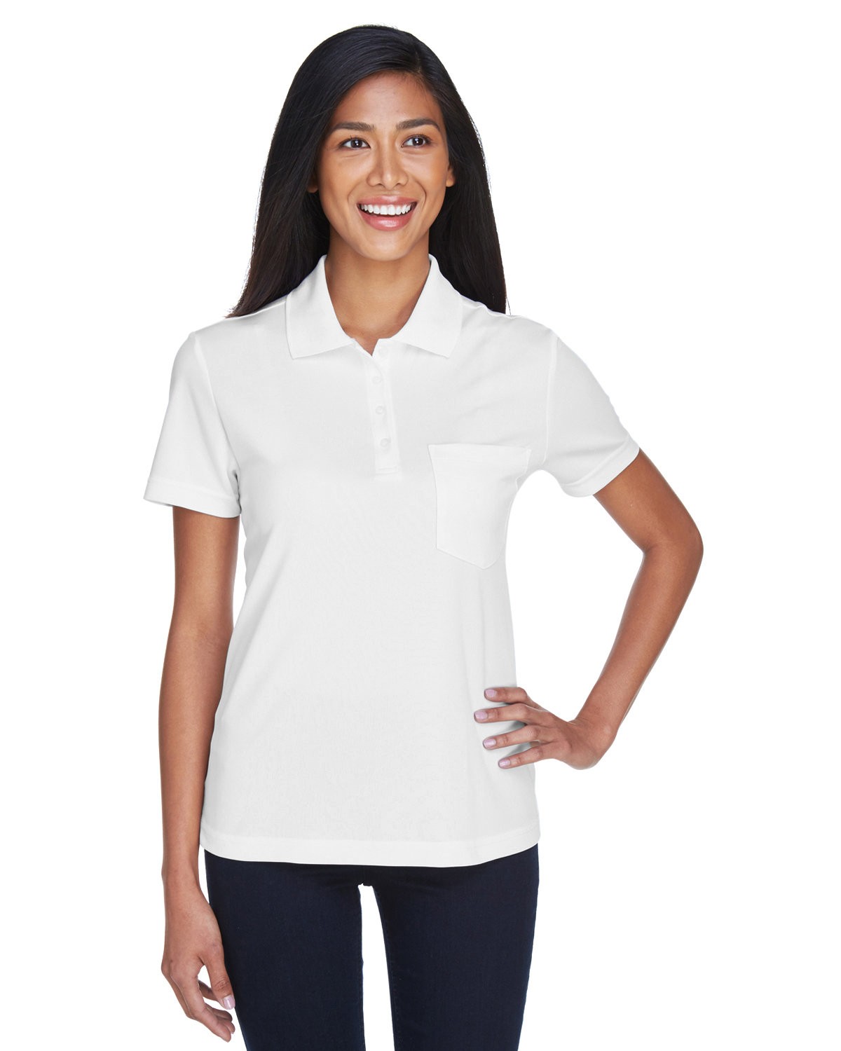 CORE365 78181P Ladies' Origin Performance Pique Polo with Pocket