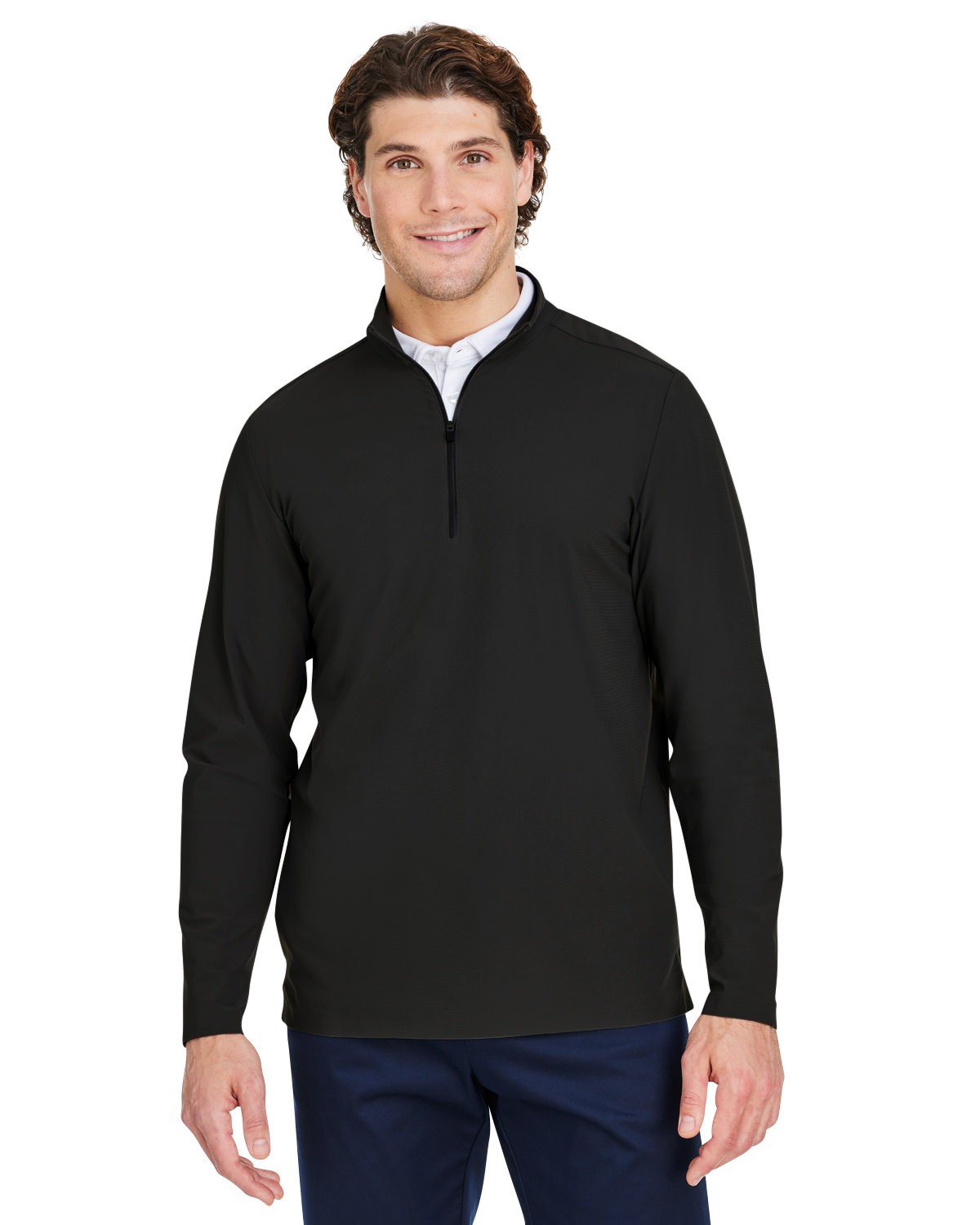 Devon & Jones DG410 Crownlux Performance® Men's Windsor Welded Quarter-Zip