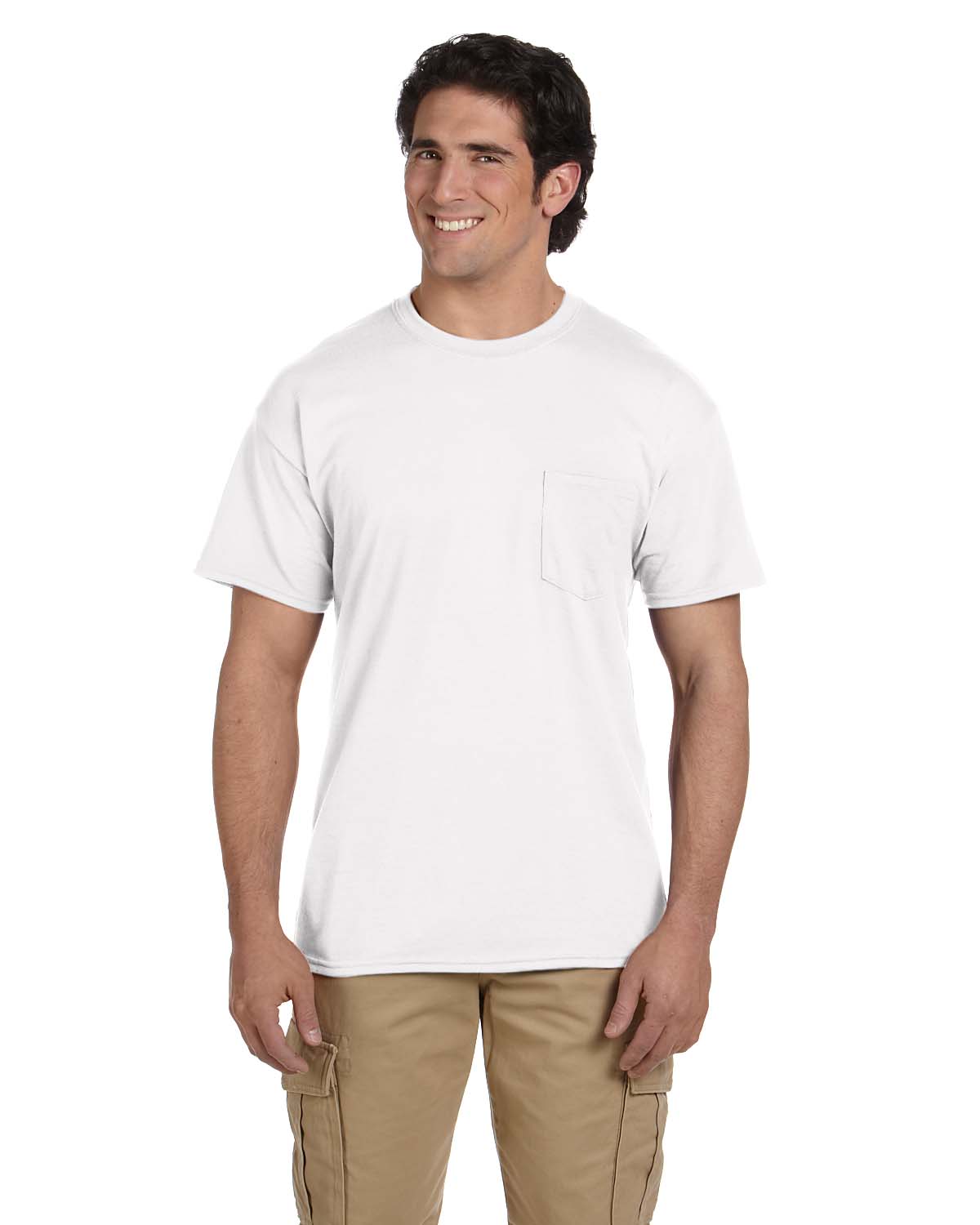 Gildan 8300 DryBlend 50/50 T-Shirt with a Pocket