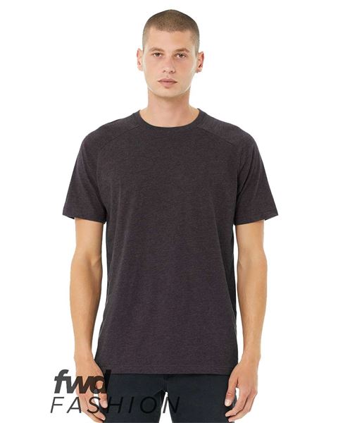 BELLA + CANVAS 3201 Heather CVC Raglan Tee