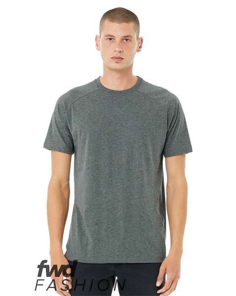 BELLA + CANVAS 3201 Heather CVC Raglan Tee