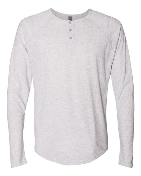 Next Level 6072 Tri-Blend Long Sleeve Henley