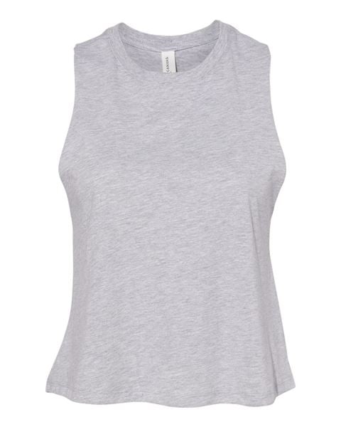 Bella + Canvas 6682 Women\\\'s Racerback Cropped Tank
