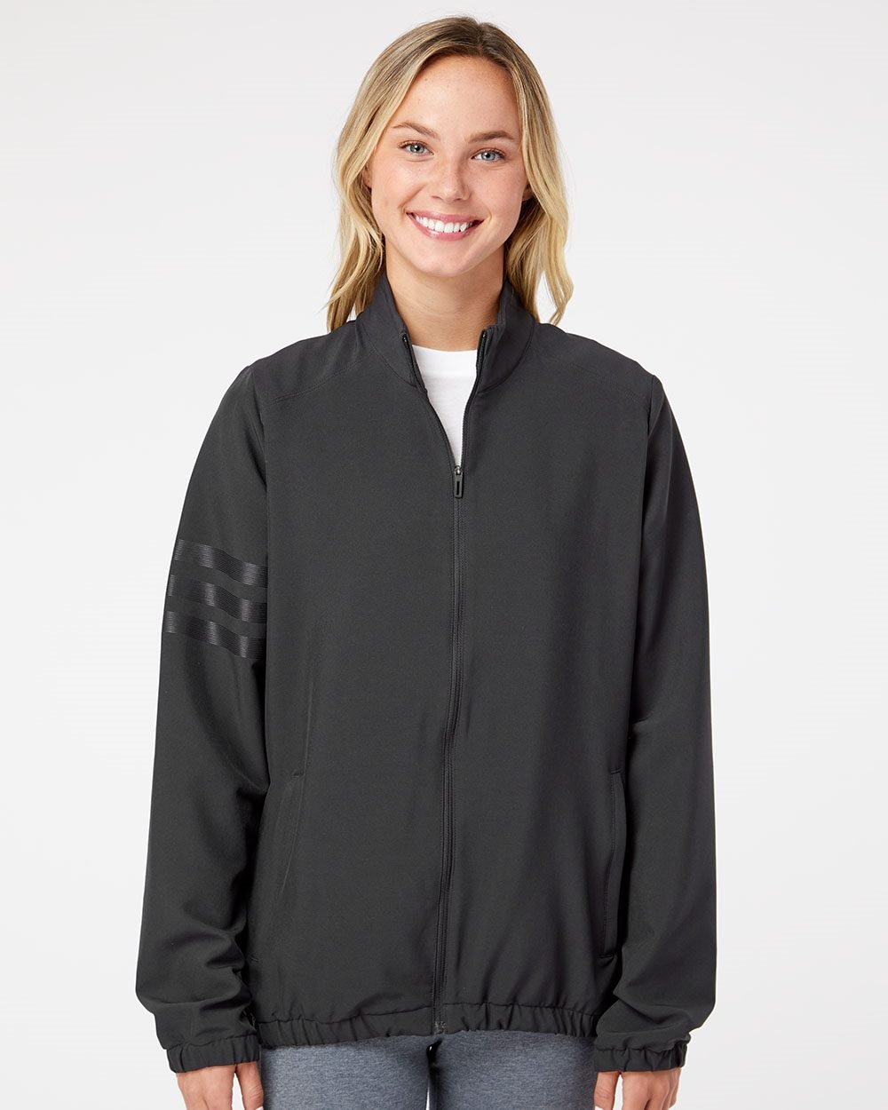 Adidas A268 Women's 3-Stripes Full-Zip Jacket