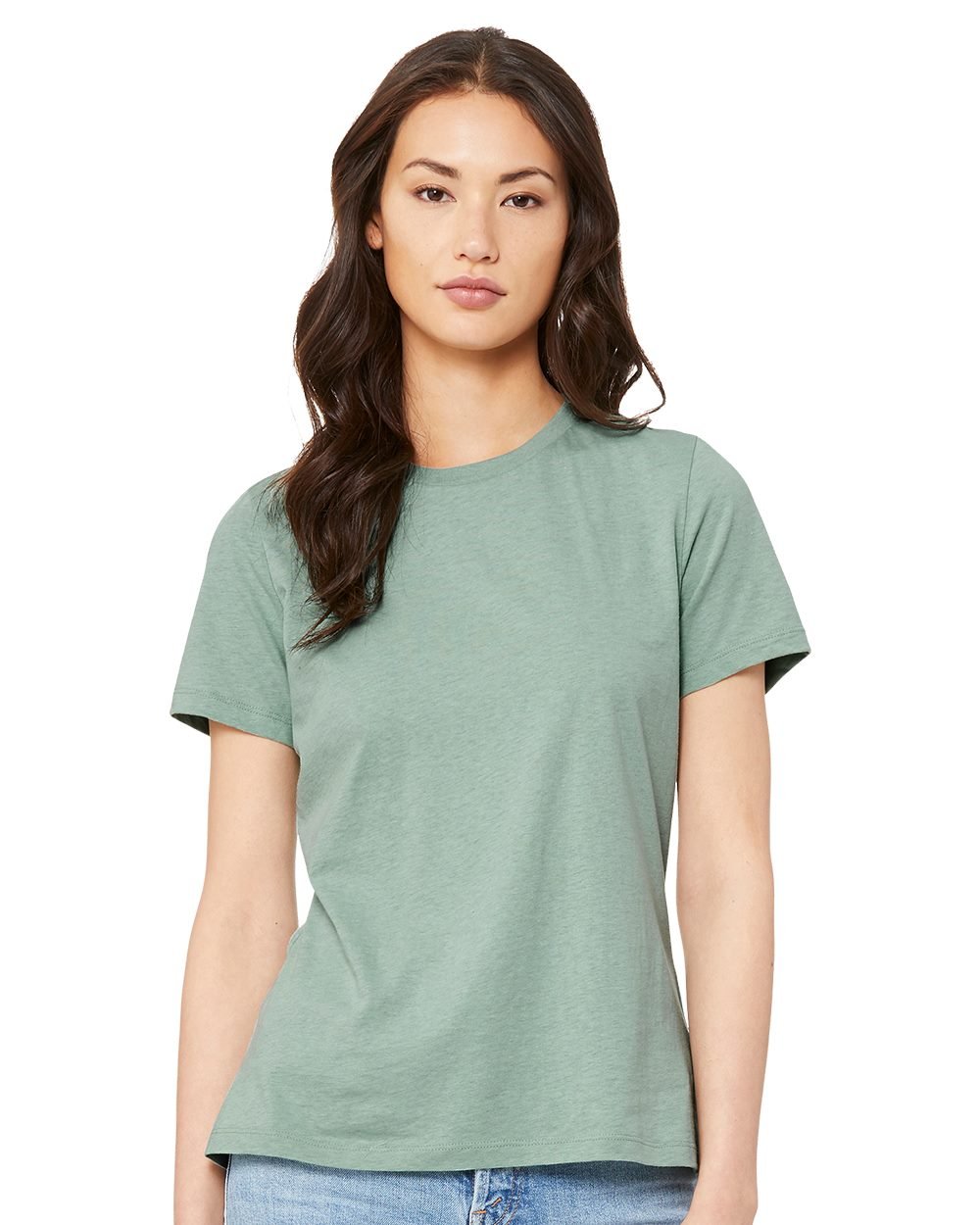 BELLA + CANVAS 6400CVC Women's Relaxed Fit Heather CVC Tee